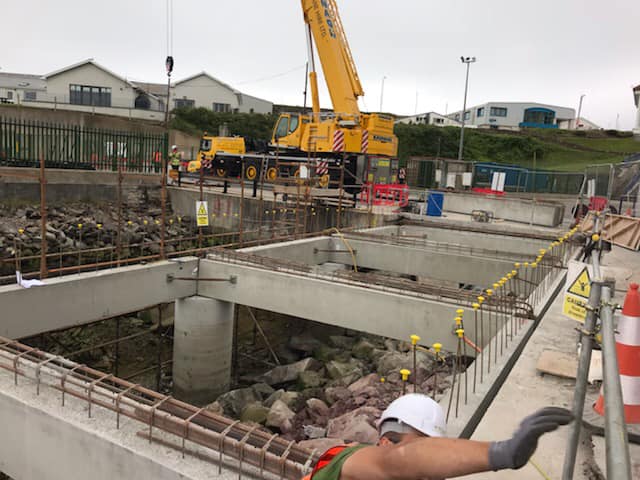 Precast Concrete Rainscreen Installation